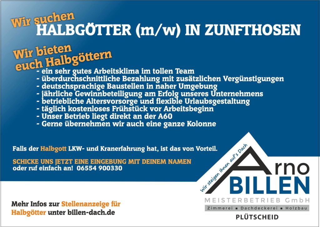 Bitte fleißig teilen... Danke - Arno Billen GmbH